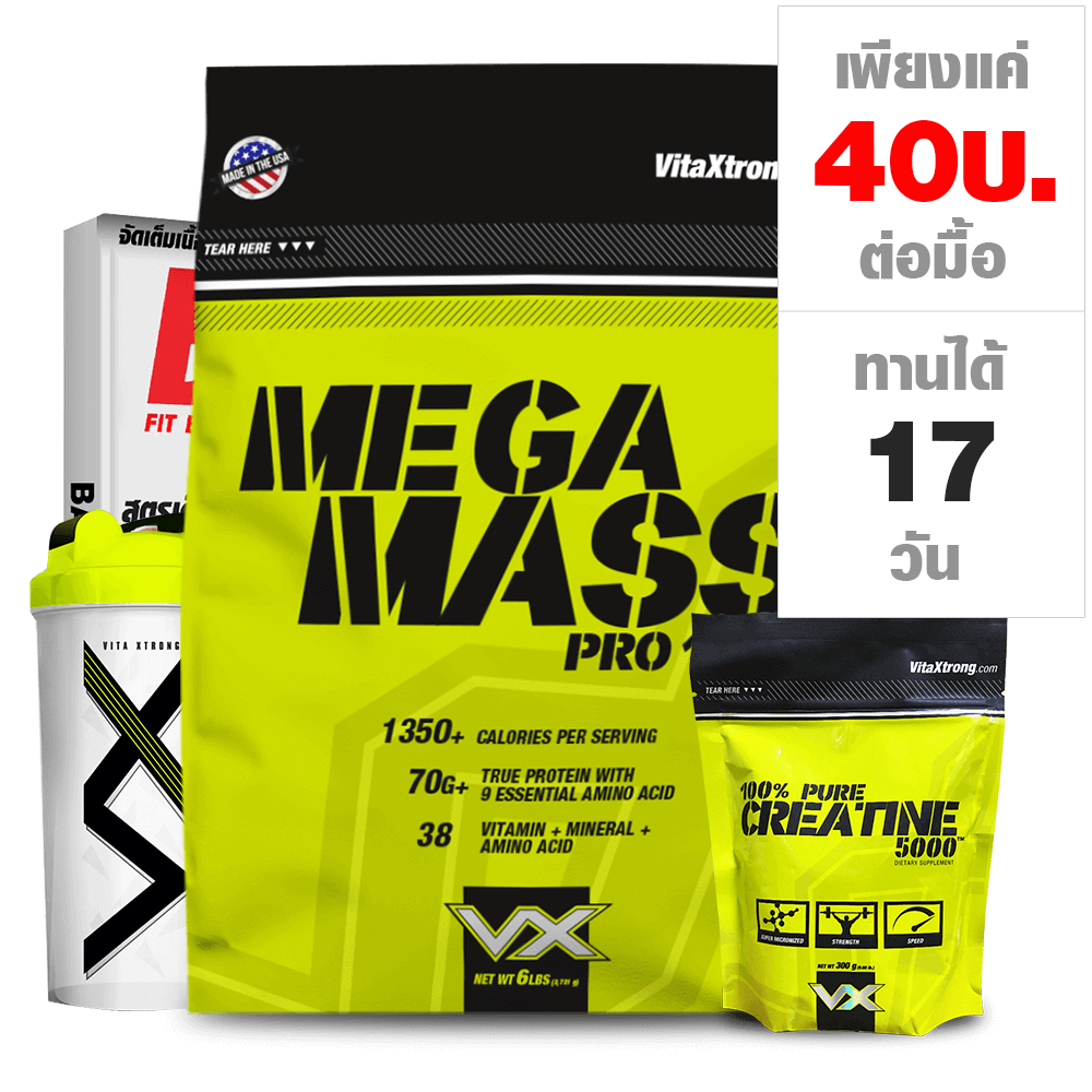 MEGA MASS PRO 1350 เกนเนอร์เพิ่มน้ำหนัก